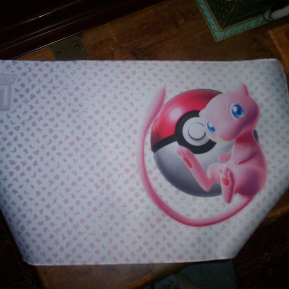 Pokemon | Video Games & Consoles | Pokemon 51 English Playmat Mew ...